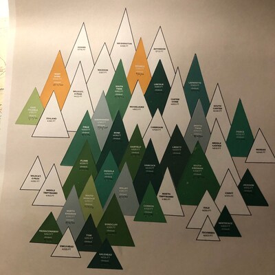 New Hampshire 52 With a View Sticker Map 52 WAV NH 52 - Etsy