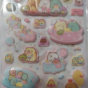 New Rilakkuma Puffy Seal Sticker Sheet | Etsy