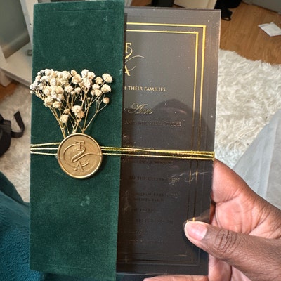 Luxury Wedding Invitation Frosted PVC, Sealed Luxury Wedding Invitation ...