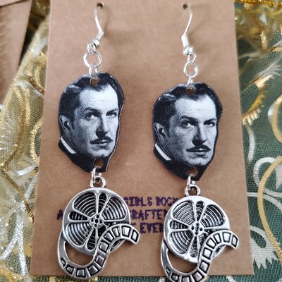 Pee-wee's Big Adventure Pee-wee Herman With Red Bike Dangling Earrings ...