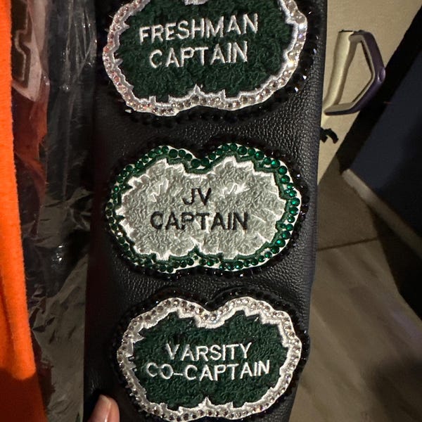 Chenille Custom Letterman Jacket Patch made in USA - Etsy