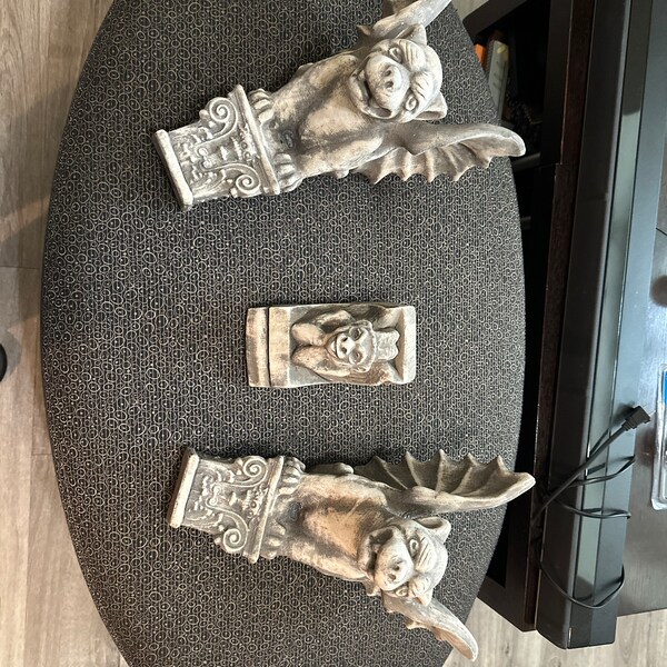 Classic Green Man Wall Hanging/sconce Greenman-fantasy Art-face Plaque ...