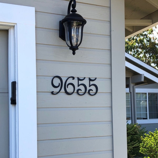 Classic Smooth Spanish Style Address Numbers 6 Inch - Etsy