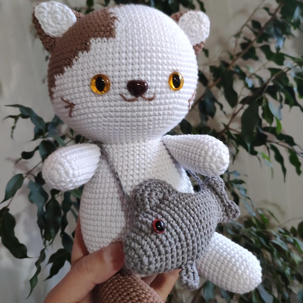 Handmade Crochet Hippo Duo Pattern DIY Amigurumi Hippos PDF, Fun ...
