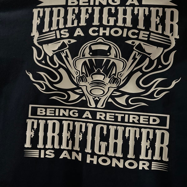 Firefighter Retired Hero Shield Sign USA America American Flag Fire ...