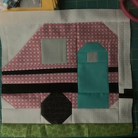 Vintage Camper Quilt Block PDF Instant Download Quilt Pattern ...
