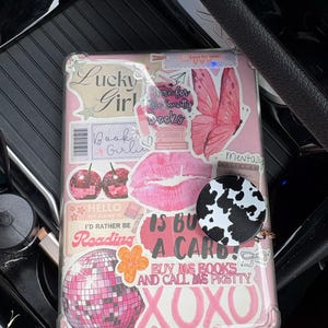 Pink Bookish Holographic Sticker Bundle Bookish Kindle Stickers Book ...
