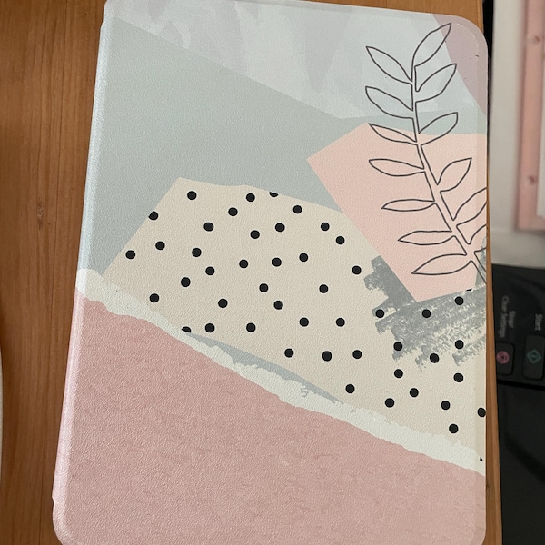 Beige Cotton Linen iPad Air 4 iPad Pro 12.9 Case, iPad 10.2 iPad 9.7 ...