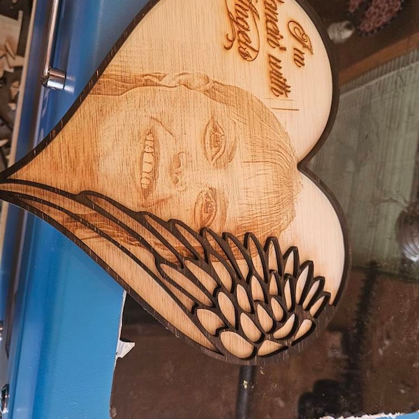 Memorial Poem Hanging Sign Laser Ready File SVG Laser Cut Ornaments ...