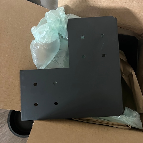 Structural Design Corner Bracket for 6x6 Post, 6x6 Corner Support ...