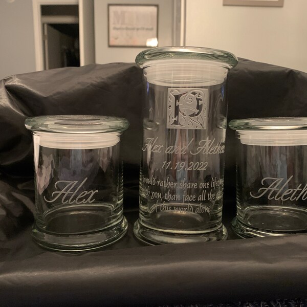 Personalized Unity Sand Ceremony Pouring Vase 3 - Etsy