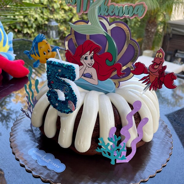 The Little Mermaid Cake Topper / the Little Mermaid / the Little ...