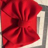 Red Liverpool Bullet Textured Fabric by the Yard 4 Way Stretch Solid ...