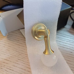 Modern Solid Brass Kitchen Cabinet Drawer Knobs/gold Furniture Dresser ...