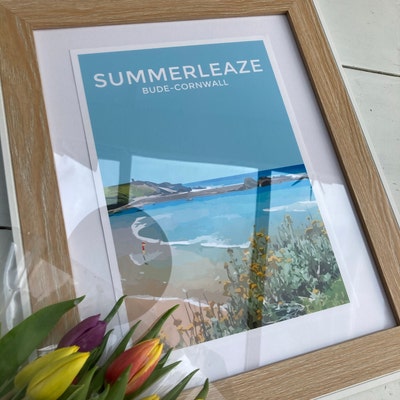 Printable Paddle Boarding Couple Art Print Downloadable Art Paddle ...