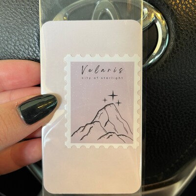 Velaris Stamp Sticker VINYL STICKER City of Starlight ACOTAR Sarah J ...