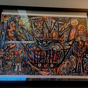 Ween Boognish Psychedelic Art Poster Print the MIGHTY 14 X 14 - Etsy