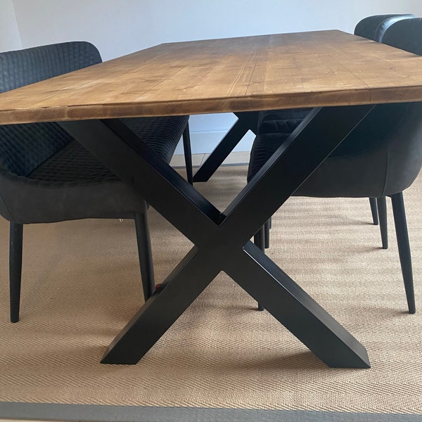 X Table and Bench Legs - Etsy UK