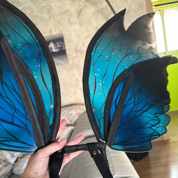Green Iridescent Fairy Wings: Elf Cosplay Costume, Photography Prop - Etsy