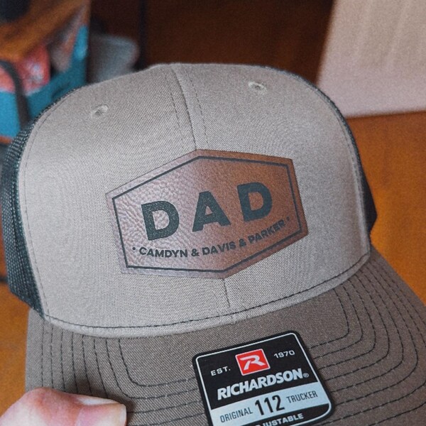 Personalized Dad Patch Hat, Dad Birthday Gift, New Dad Gift, Gift for ...
