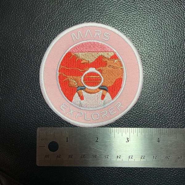 Mars Explorer Embroidered Patch Iron-on/sew-on Custom Applique, NASA ...