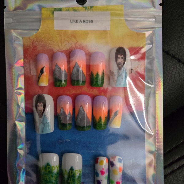 Like A Ross | Full Press on Nail Set - Etsy Canada