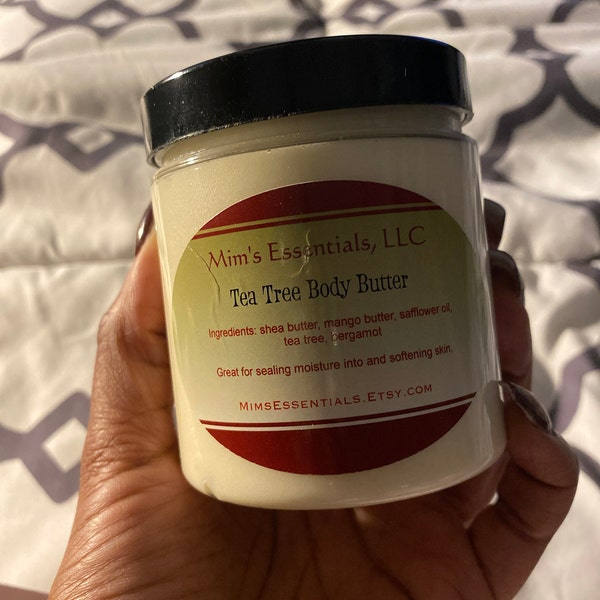 Tea Tree Body Butter, 8 Oz - Etsy