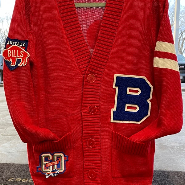 6" Royal Blue & White Chenille Varsity Letterman Letter Patch, Made in ...
