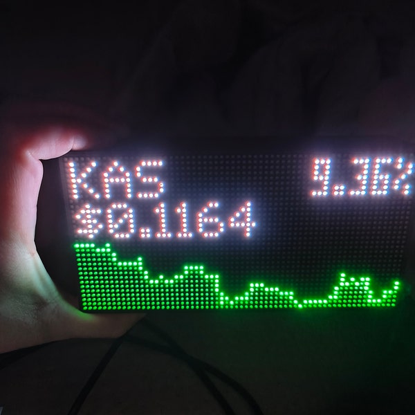 Crypto Ticker Stocks Forex LIVE Price Wifi LED Display - Etsy UK