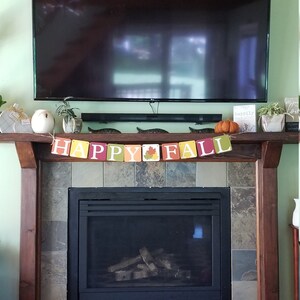 As Seen in HGTV Magazine, Happy Fall Banner, Happy Fall Sign, Fall Home ...
