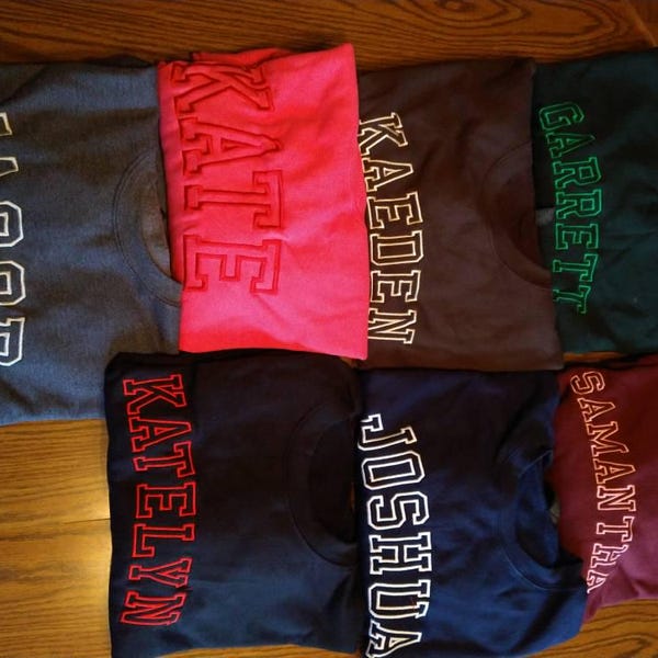 Gildan Puff Sweatshirt, Custom Puff, Custom Sweatshirt,puff Crewneck ...