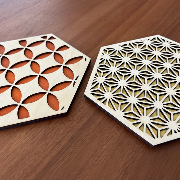 Select-a-size Geometric Coasters,geometric,new Home Gift,unique Gifts ...