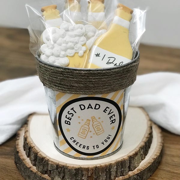 PYO Cookie Bag Topper - 4" and 5" - Paint Your Own Cookie Instructions ...