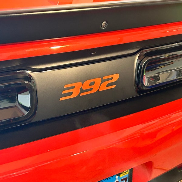 Blank / Debadged Dodge Challenger Tail Light Divider Decal - 392 Logo ...