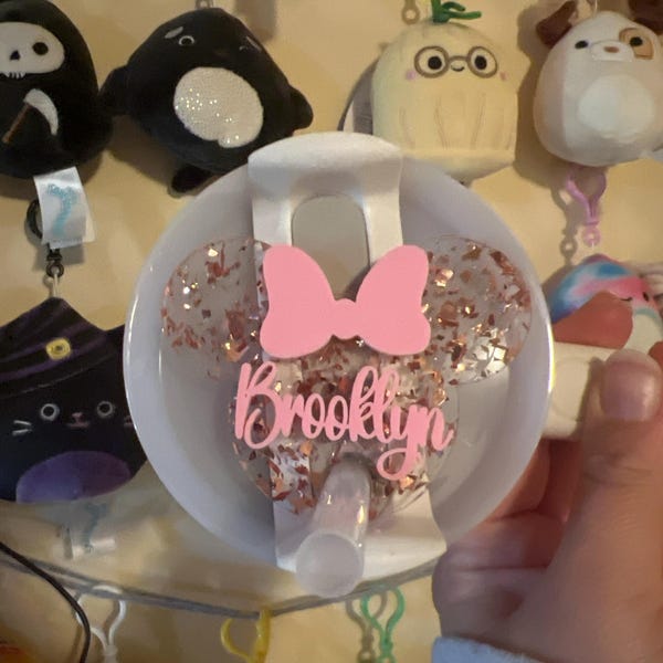 Ghost Spooky Stanley Topper Halloween Name Tumbler Topper Spooky Season ...