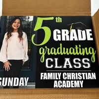 8th Grade Signs, Graduation Yard Sign, High School Graduation Lawn ...