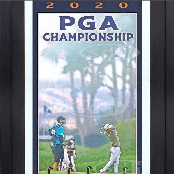 PGA Championship at Bethpage Black 2019 Golf Gift Sports Art Poster ...