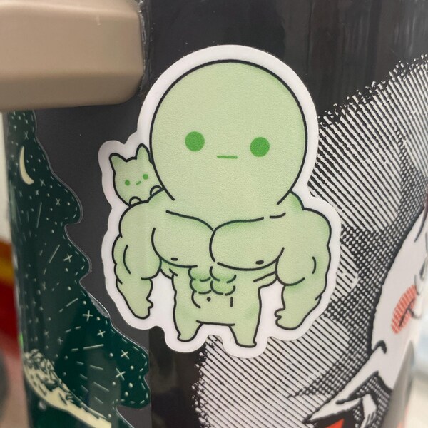 The Monster Labubu Graduation Vinyl Sticker - Etsy