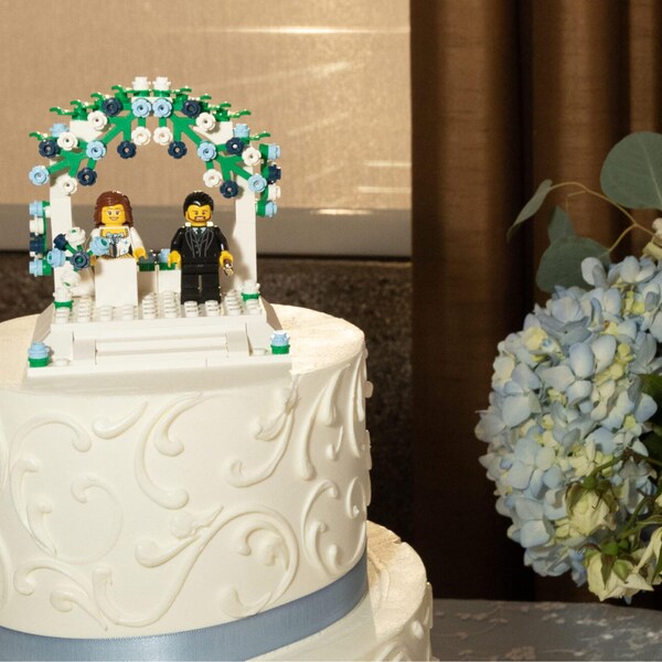 Rosary Made With Lego® Bricks - Blue, Light Blue and White Lego Bricks ...