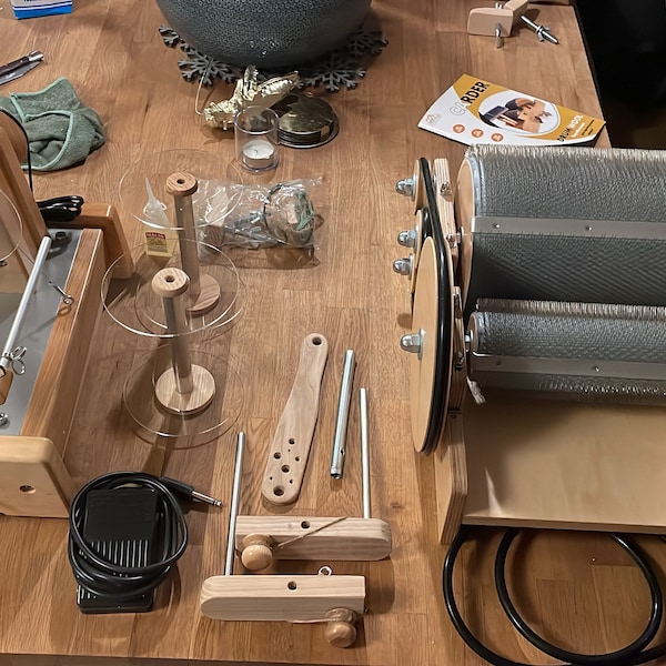 Wool Picker Fiber Collector Fibre Comb Fleece Collector preparation to ...