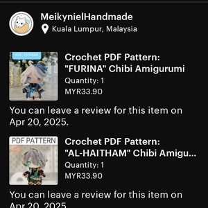 Crochet PDF Pattern: furina Chibi Amigurumi - Etsy