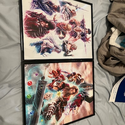 Final Fantasy VII Remake Limited Edition Fine Art Print FF7 Poster FF7 ...