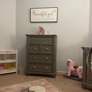 Girls Nursery Sign Girls Room Sign Beautiful Girl You're Going to Do ...