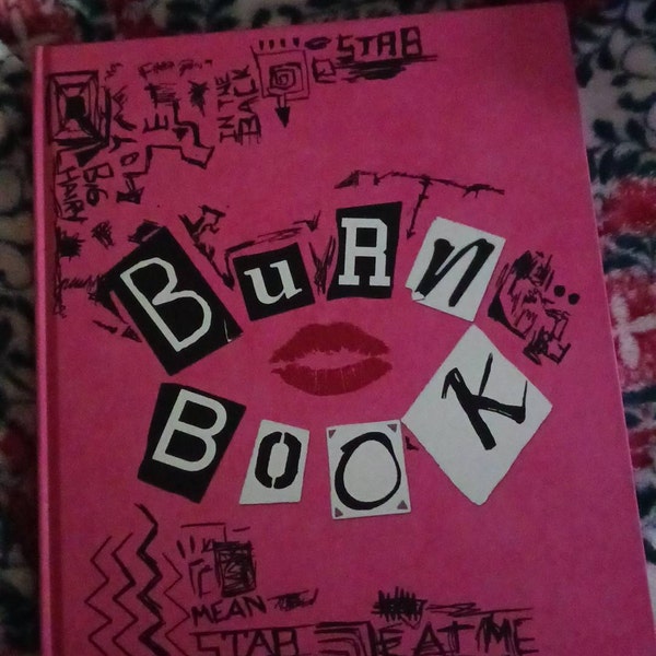 Burn Book Replica (BLANK or MOVIE VERSION, 8.5x11, Matte Hardcover) - Etsy