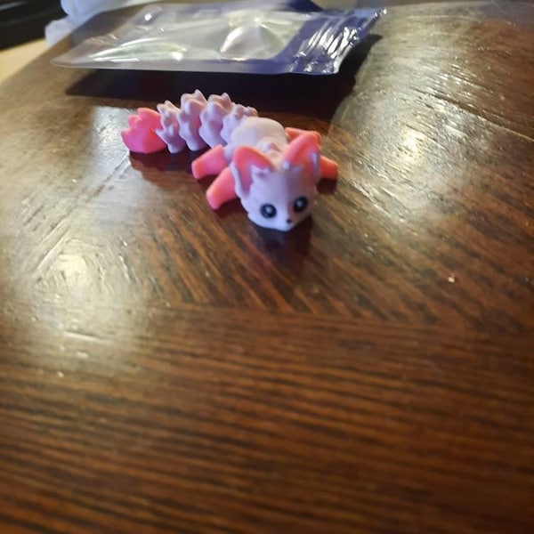 Fox Fidget Toys, Articulated Arctic Fox, Fidget Toy, Sensory Flexis ...