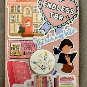 Bookshop Sticker Bookshelf Sticker Bookstore Sticker - Etsy