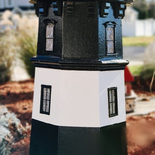 Replacement Lighthouse Top 14" Custom/solar Lighthouse Tops/ Lighthouse ...