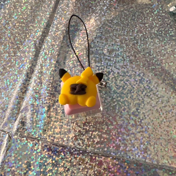Kawaii Cartoon Keycaps | Kiki | Mechanical Keyboard | Black Cat Keycap ...