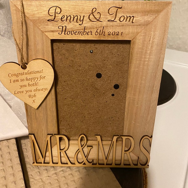 Personalised Wedding Papercut Frame, Bride & Groom Floating Effect ...