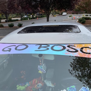 Custom Windshield Decals Word and Number Car Truck Window Custom ...